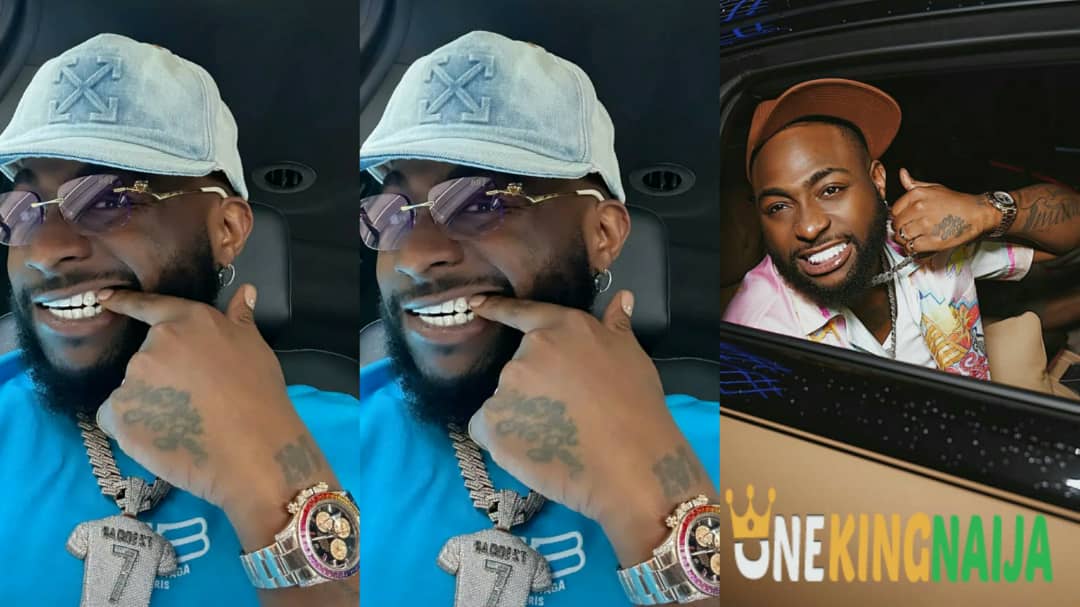 Davido shows off diamond teeth hours after pregnant side chick, Anita ...