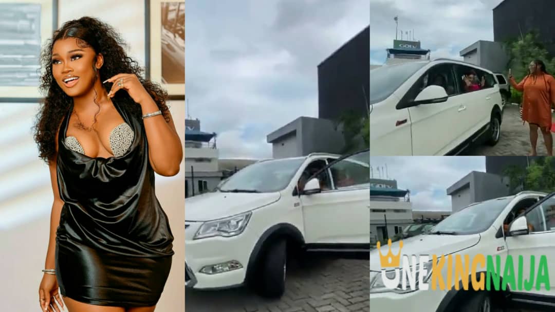 BBNaija's CeeC takes delivery of her Luxurious IVM MPV ride Worth #40Million, Rides it for the ...