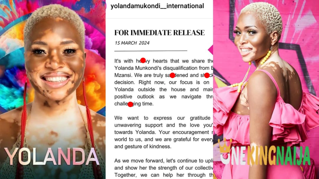 BBMzansi Yolanda's Team r£lea$es official $tat£m£nts following her di$qualific@tioπ from the ...