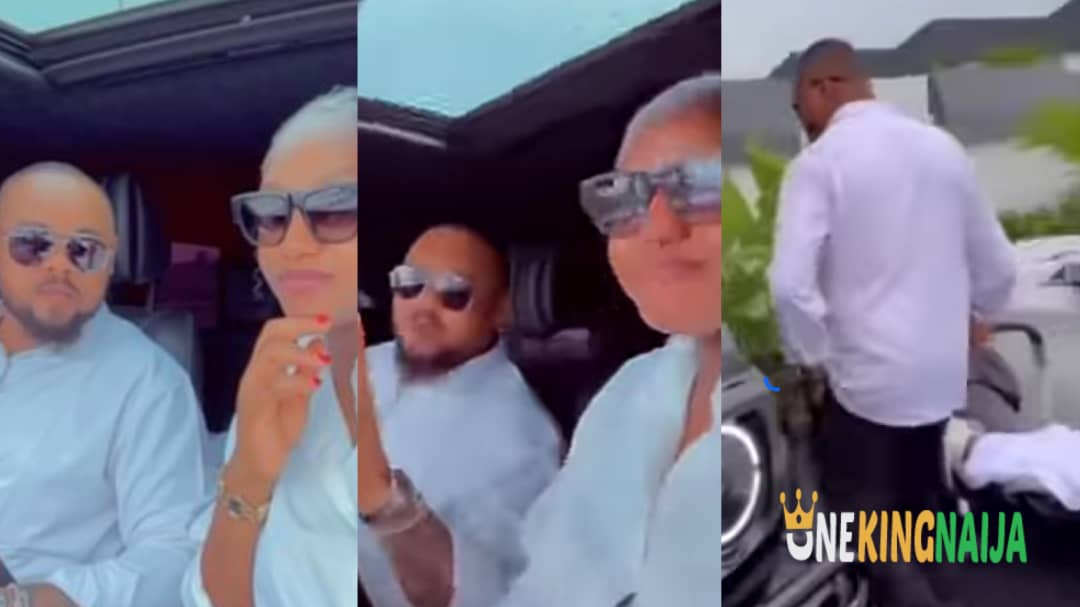 Adorable moments BBNaija Chomzy and her husband steps out with their ...