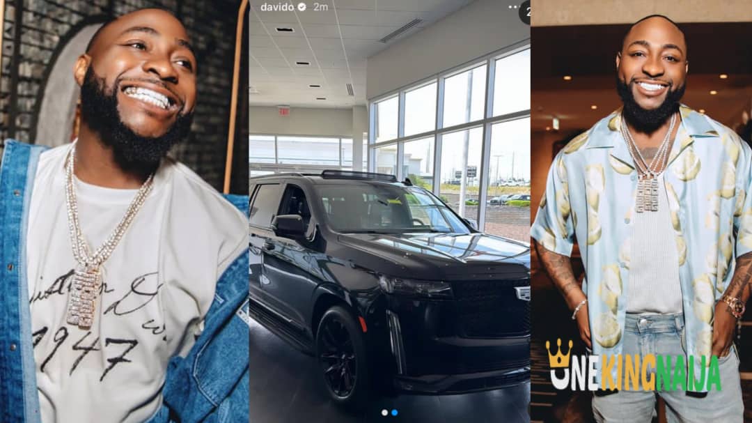 Singer Davido Splashes Millions Of Dollars On Brand New Cardillac ...