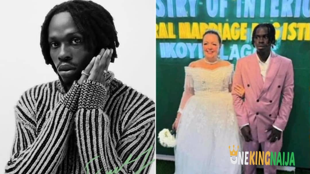Singer Fireboy Reacts To Photo Of His L00kalike Marrying A C@ucasian ...
